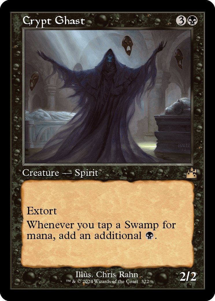 Crypt Ghast (Retro Frame) - Ravnica Remastered - Magic: The Gathering