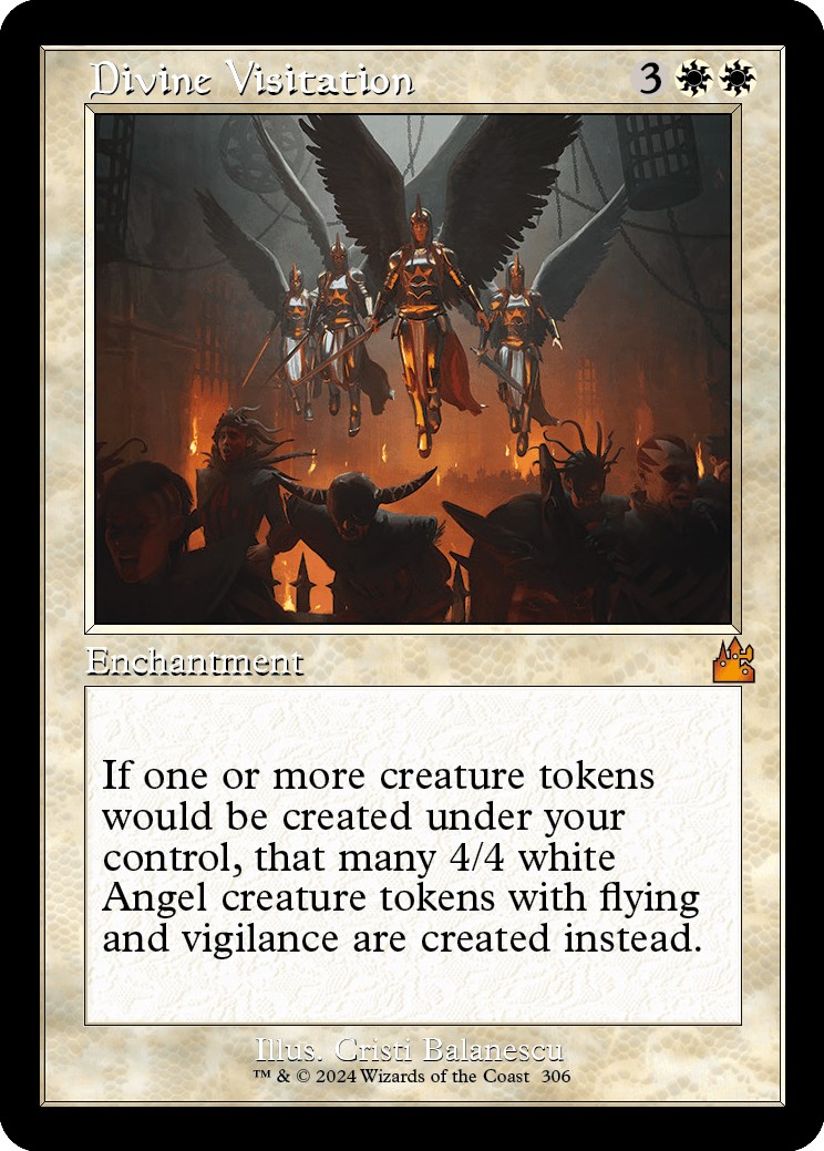 Divine Visitation (Retro Frame) - Ravnica Remastered - Magic: The Gathering