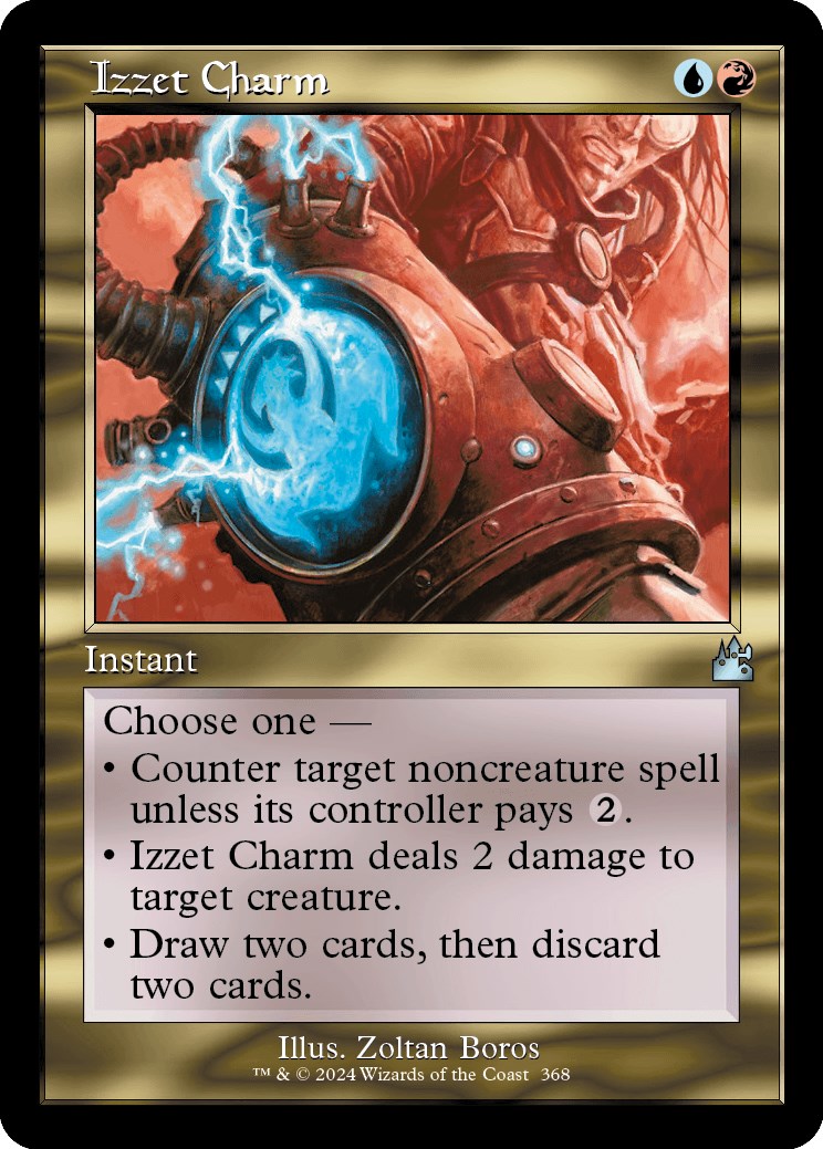 Izzet Charm (Retro Frame) - Ravnica Remastered - Magic: The Gathering