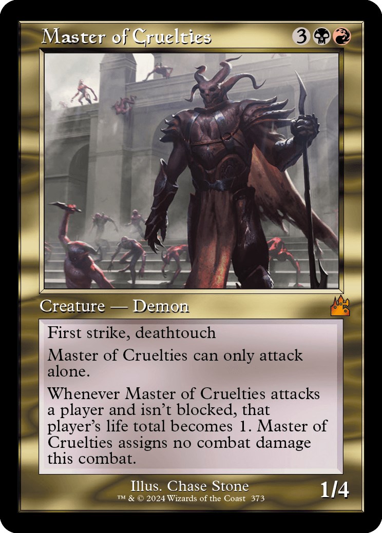 Master of Cruelties (Retro Frame) - Ravnica Remastered - Magic: The ...