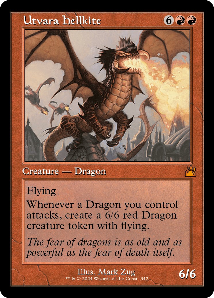 Utvara Hellkite (Retro Frame) - Ravnica Remastered - Magic: The Gathering