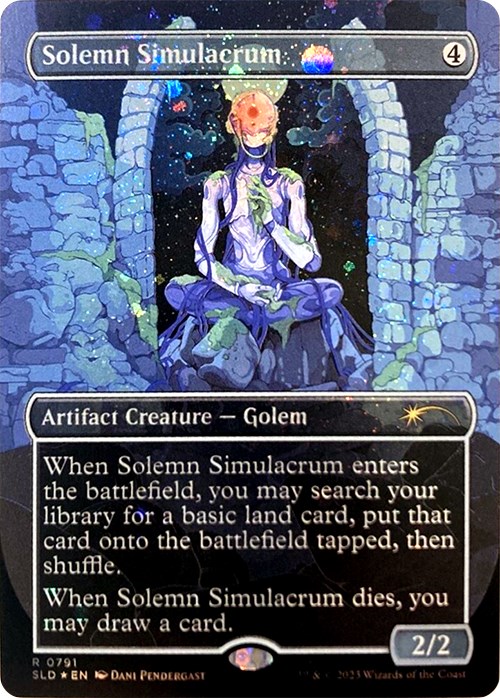 Solemn Simulacrum (0791) (Galaxy Foil) - Secret Lair Drop Series - Magic: The Gathering