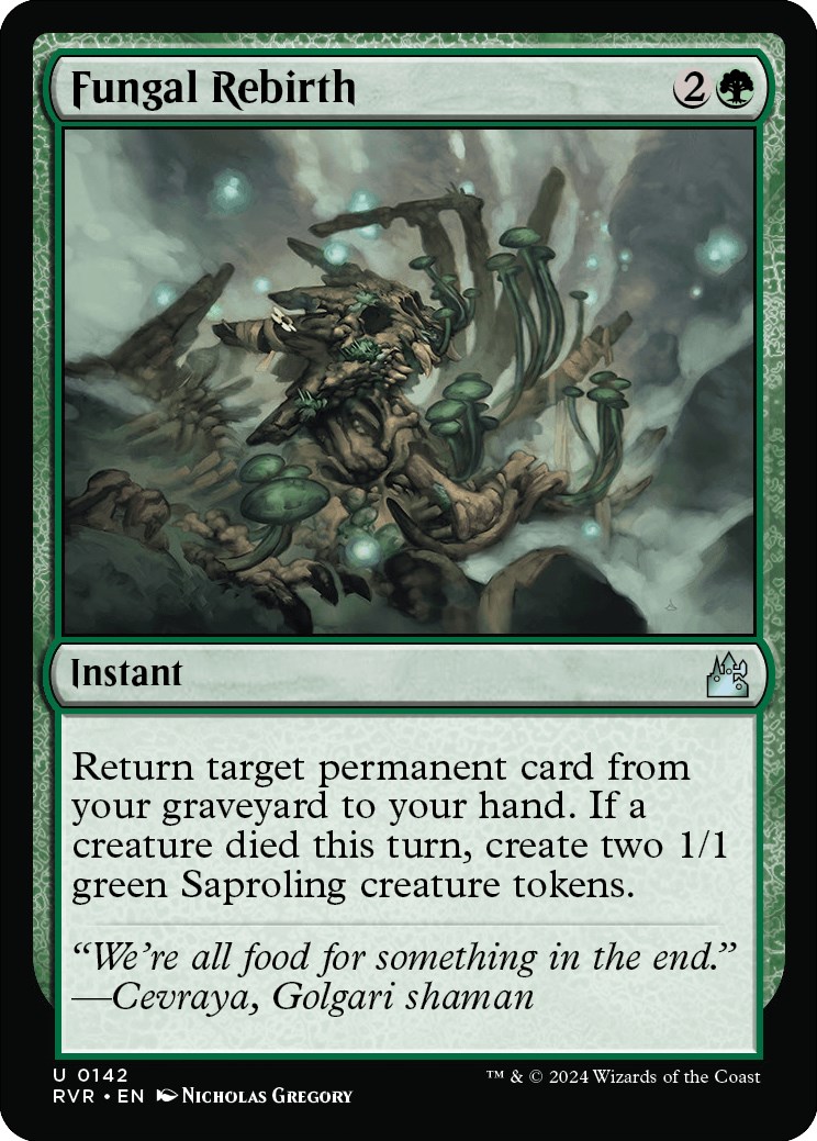 Fungal Rebirth - Ravnica Remastered - Magic: The Gathering