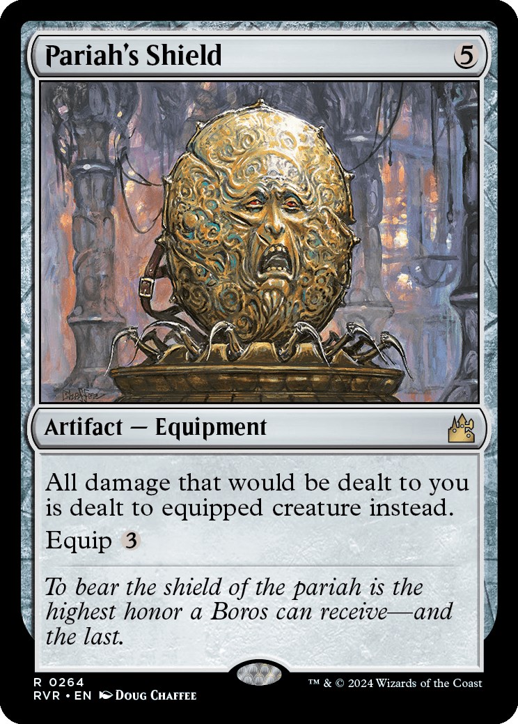 Pariah's Shield - Ravnica Remastered - Magic: The Gathering