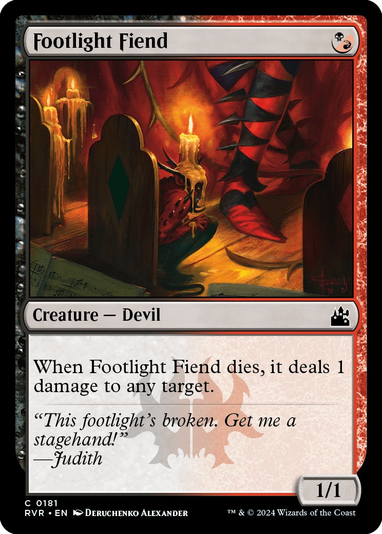Footlight Fiend - Ravnica Remastered - Magic: The Gathering