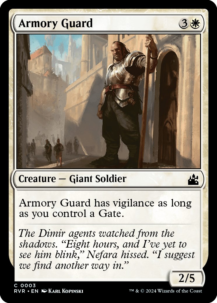 Armory Guard - Ravnica Remastered - Magic: The Gathering