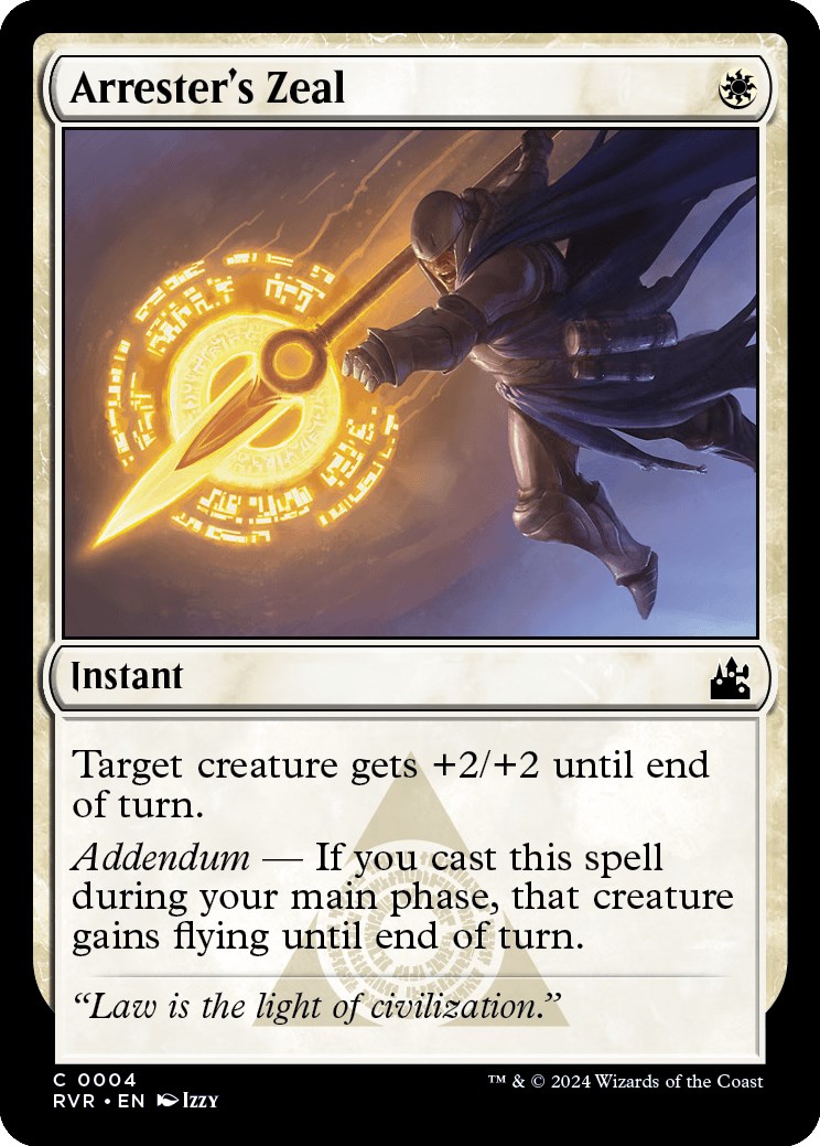 Arrester's Zeal - Ravnica Remastered - Magic: The Gathering
