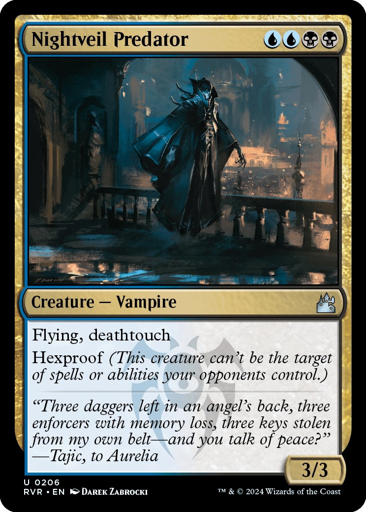 Nightveil Predator - Ravnica Remastered - Magic: The Gathering