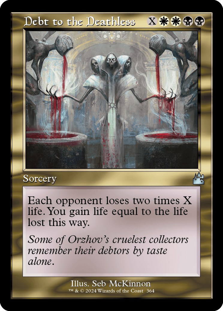 Debt to the Deathless (Retro Frame) - Ravnica Remastered - Magic: The ...