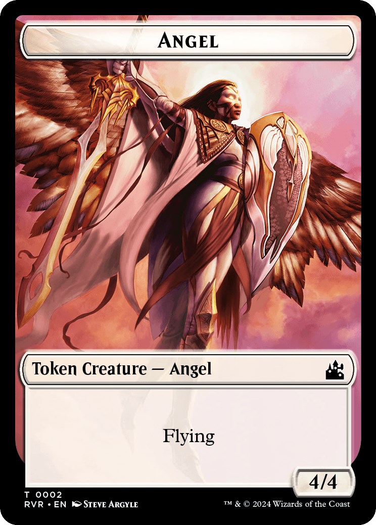 Angel Token (0002) - Ravnica Remastered - Magic: The Gathering