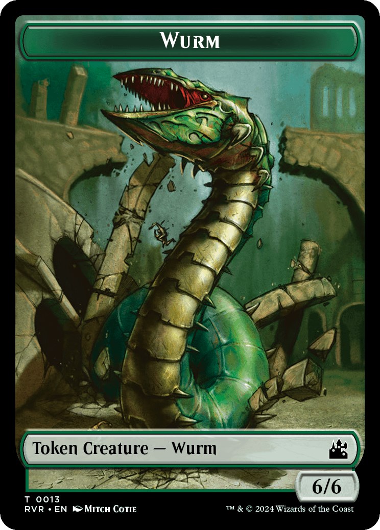 Wurm Token - Ravnica Remastered - Magic: The Gathering
