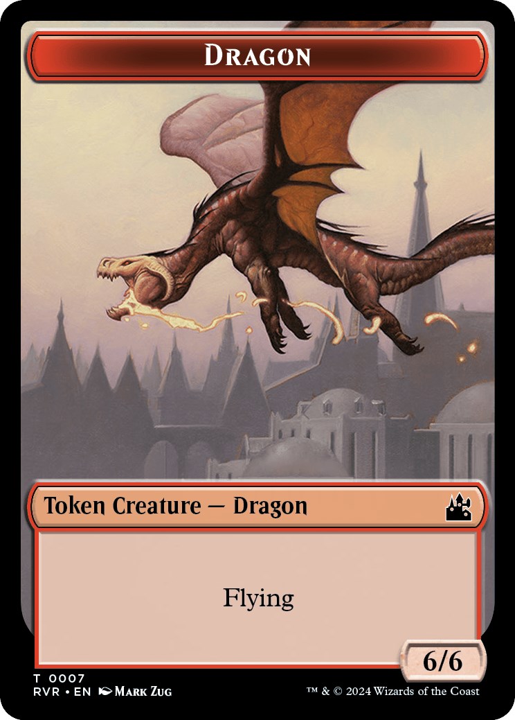 Dragon Token - Ravnica Remastered - Magic: The Gathering