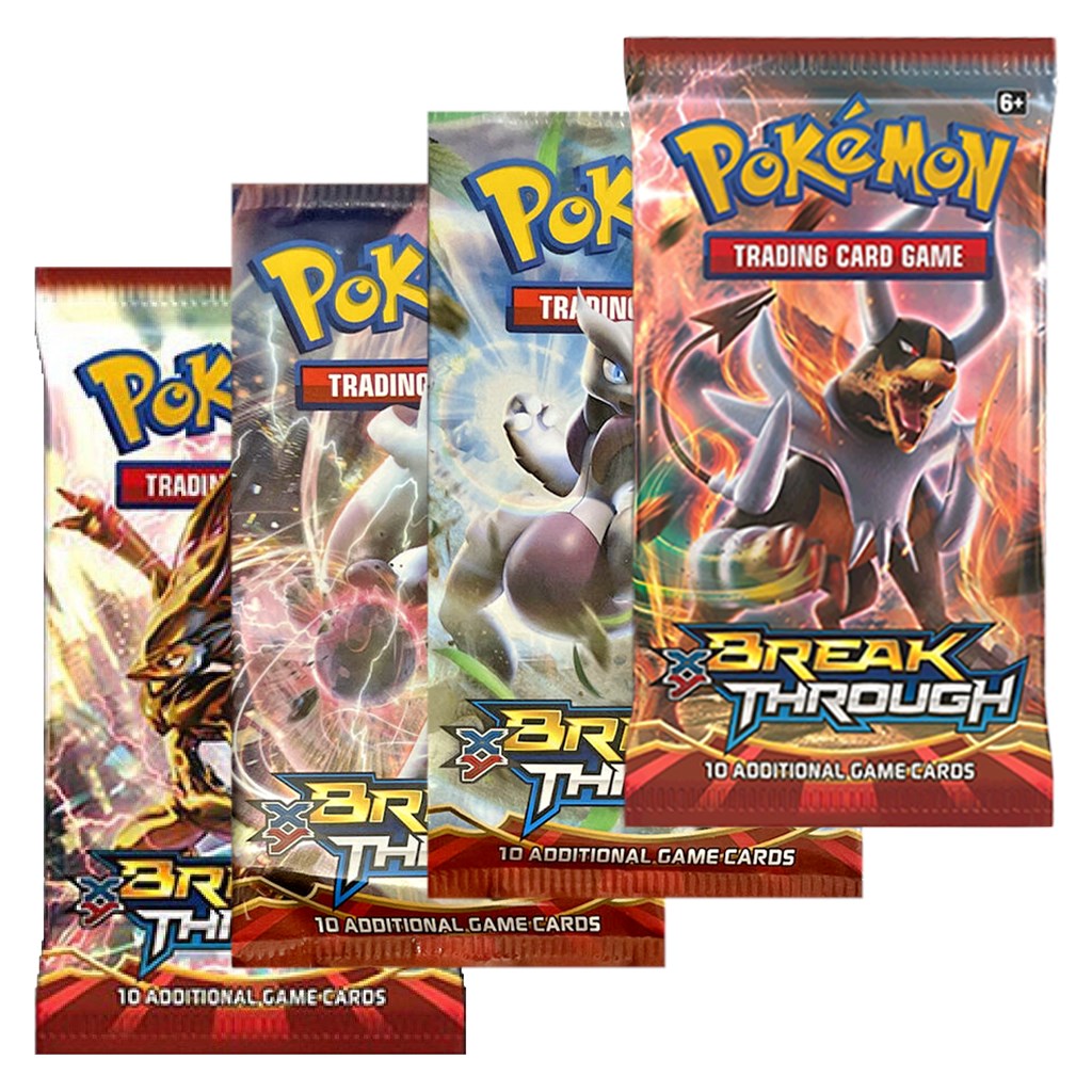 BREAKthrough Booster Pack Art Bundle [Set of 4] - XY - BREAKthrough - Pokemon