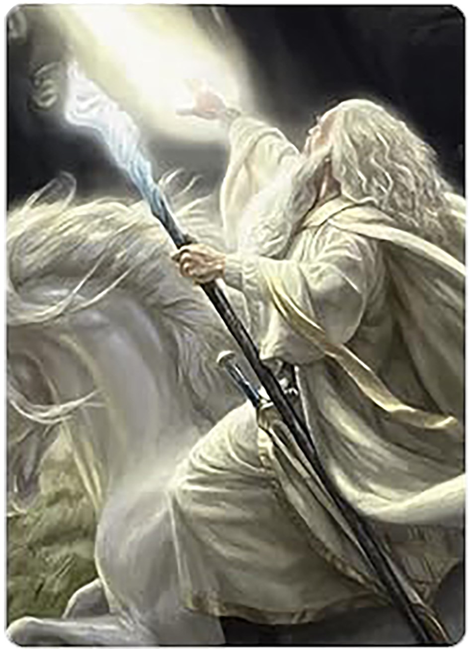 Gandalf of the Secret Fire Art Card - Art Series: Universes Beyond: The ...