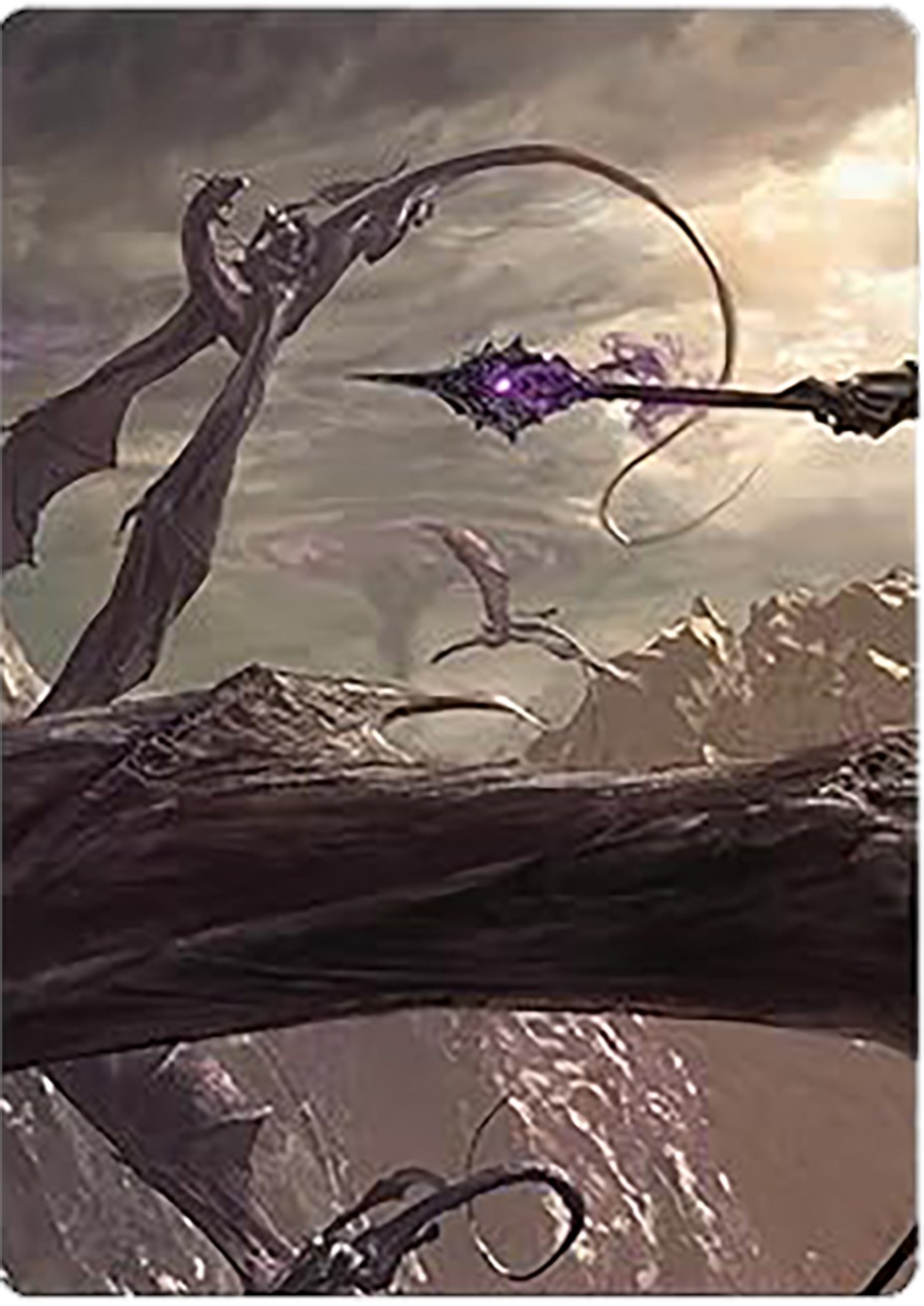 Nazgul Battle-Mace Art Card - Art Series: Universes Beyond: The Lord of ...