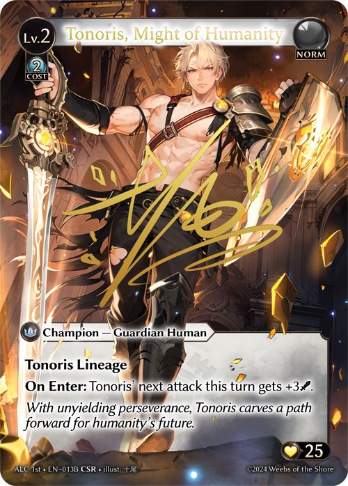 Tonoris, Might of Humanity (CSR) (013B) (ALC1E) - Alchemical Revolution ...