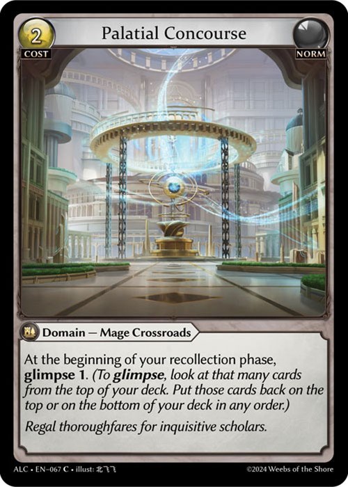 Palatial Concourse - Alchemical Revolution - Grand Archive TCG