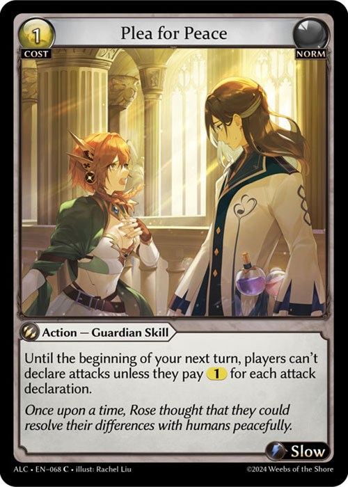 Plea for Peace - Alchemical Revolution - Grand Archive TCG