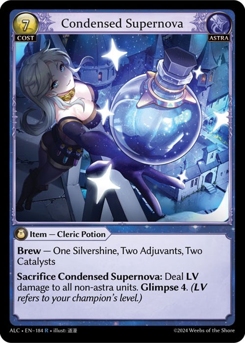 Condensed Supernova - Alchemical Revolution - Grand Archive TCG