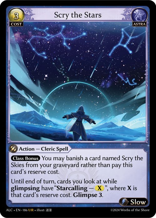 Scry the Stars - Alchemical Revolution - Grand Archive TCG