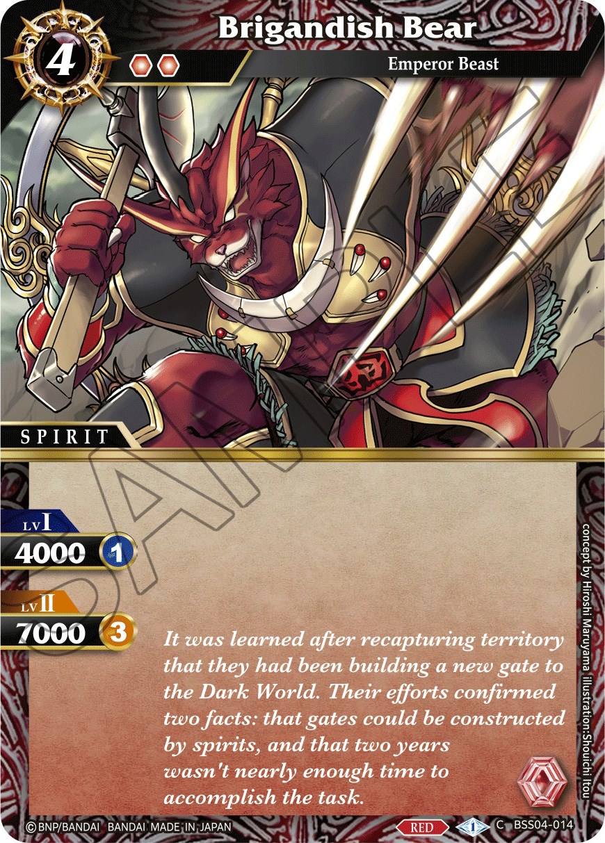 Brigandish Bear - Savior of Chaos - Battle Spirits Saga