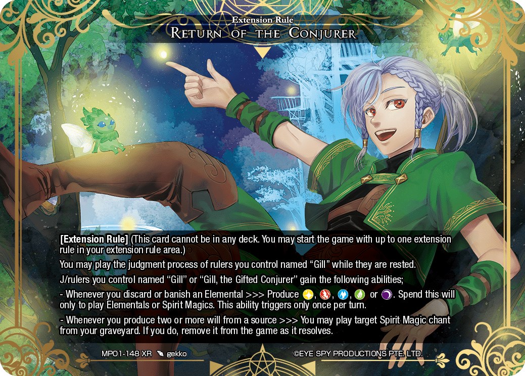 Return of the Conjurer - Masterpiece "Pilgrim-Memories" - Force of Will