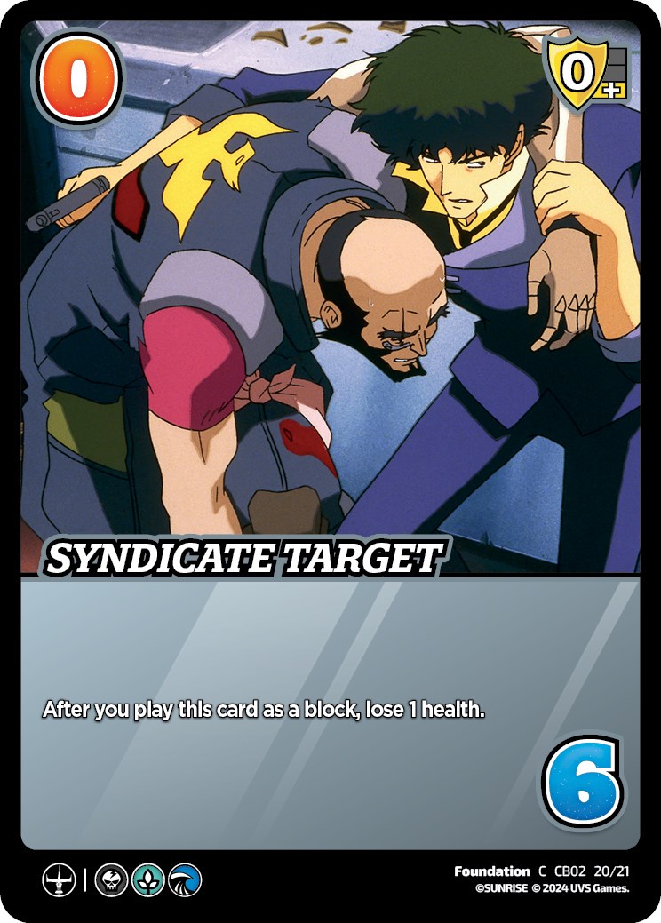 Syndicate Target - Challenger Series: Cowboy Bebop and Trigun Stampede ...