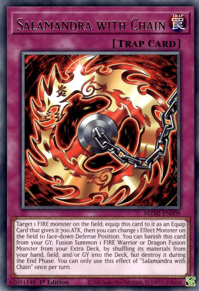 Salamandra with Chain - Maze of Millennia - YuGiOh