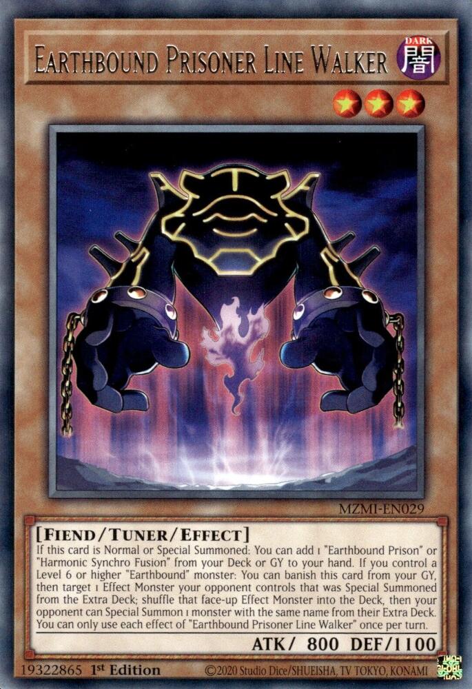 Earthbound Prisoner Line Walker - Maze of Millennia - YuGiOh
