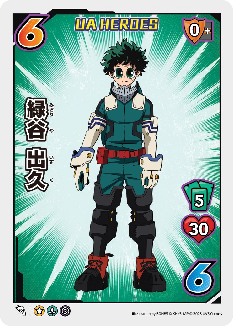 Izuku Midoriya (UA Heroes OVA Promo) - UniVersus: My Hero Academia Promo Cards - UniVersus
