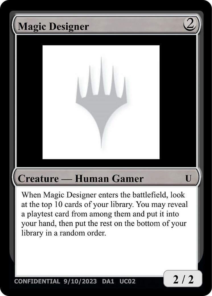 Magic Designer - Un-Known Event Playtest Cards - Magic: The Gathering
