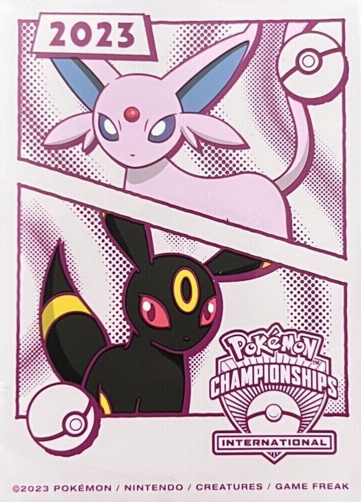 Pokemon TCG: 2023 European International Championship Card Sleeves (65 ...