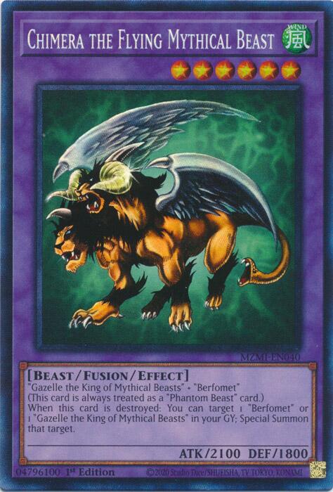 Chimera the Flying Mythical Beast (CR) - Maze of Millennia - YuGiOh