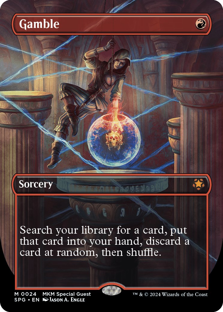 Gamble (Borderless) - Special Guests - Magic: The Gathering Gamble (Borderless) - Special Guests - Magic: The Gathering