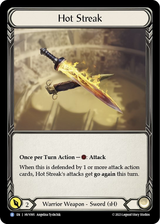 Hot Streak - Heavy Hitters - Flesh and Blood TCG