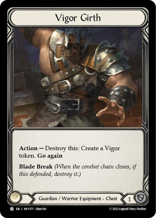 Vigor Girth - Heavy Hitters - Flesh and Blood TCG