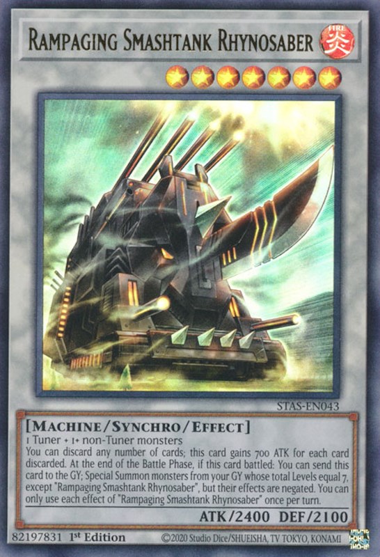 Rampaging Smashtank Rhynosaber - 2-Player Starter Set - YuGiOh