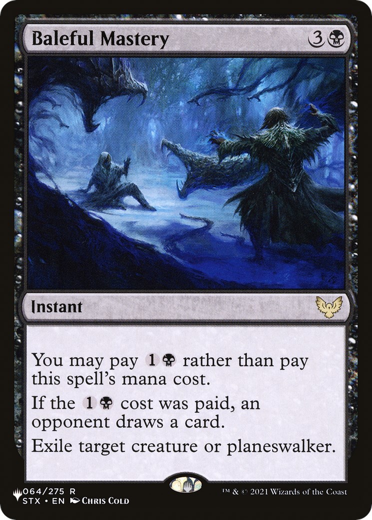 Baleful Mastery - The List Reprints - Magic: The Gathering