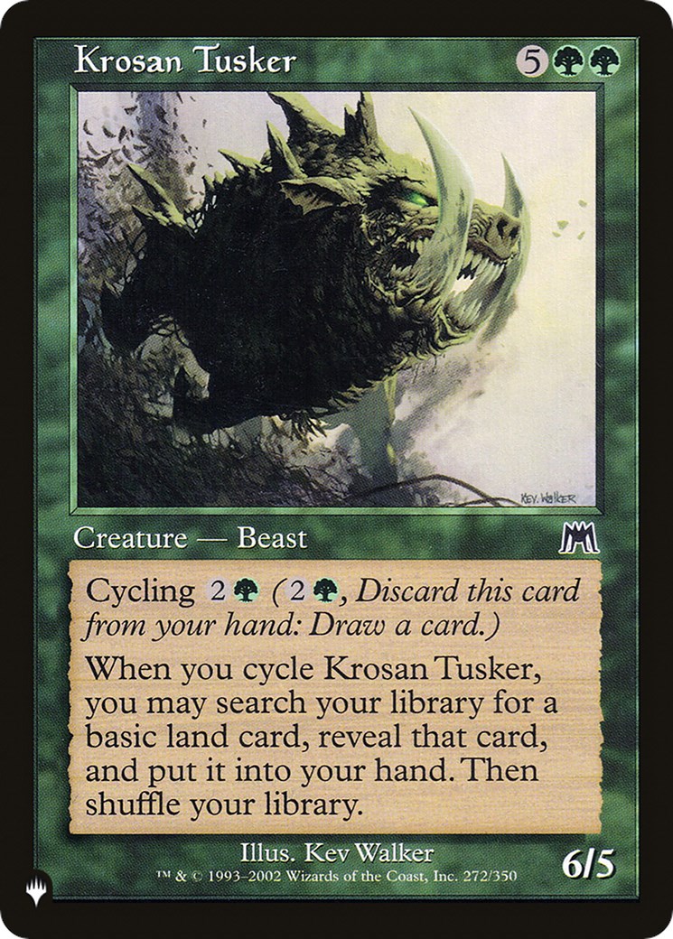 Krosan Tusker (ONS) - The List Reprints - Magic: The Gathering