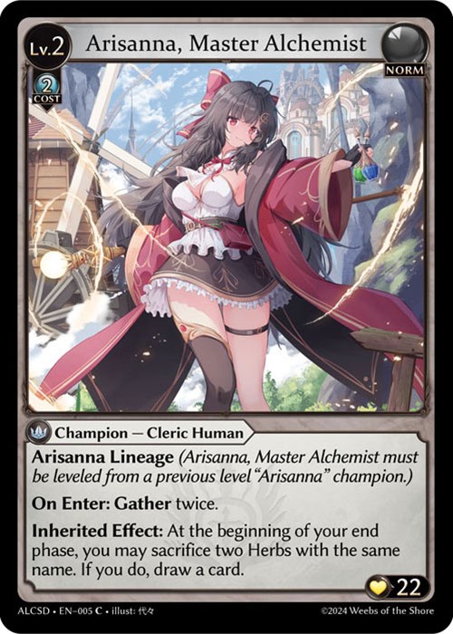 Arisanna, Master Alchemist - Alchemical Revolution Starter Decks ...