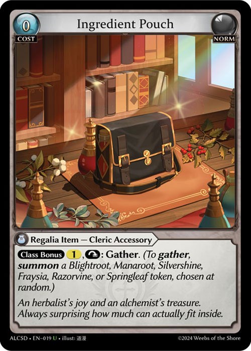 Ingredient Pouch - Alchemical Revolution Starter Decks - Grand Archive TCG