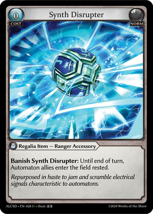 Synth Disrupter - Alchemical Revolution Starter Decks - Grand Archive TCG