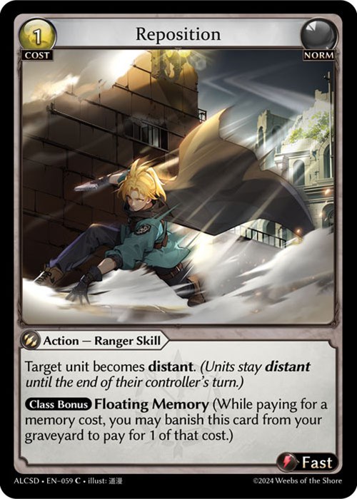 Reposition - Alchemical Revolution Starter Decks - Grand Archive TCG