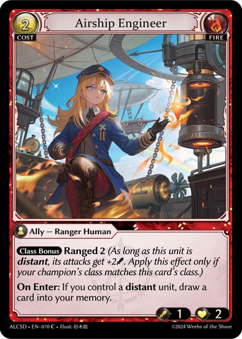 Airship Engineer - Alchemical Revolution Starter Decks - Grand Archive TCG