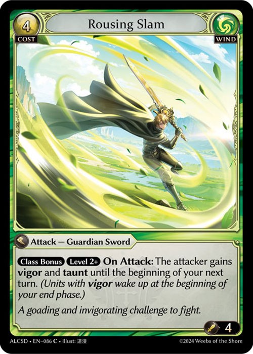 Rousing Slam - Alchemical Revolution Starter Decks - Grand Archive TCG