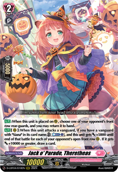 Jack o' Parade, Theretheas - D-LBT04: Lyrical Monasterio ~Trick or ...