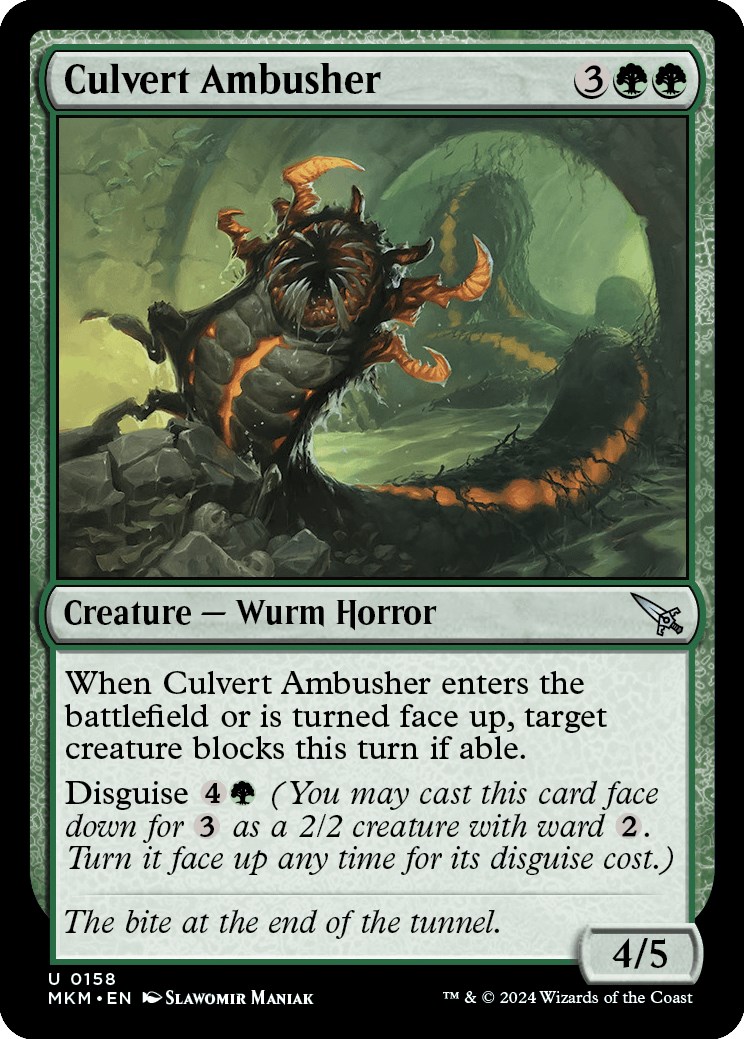 Culvert Ambusher - Murders at Karlov Manor - Magic: The Gathering