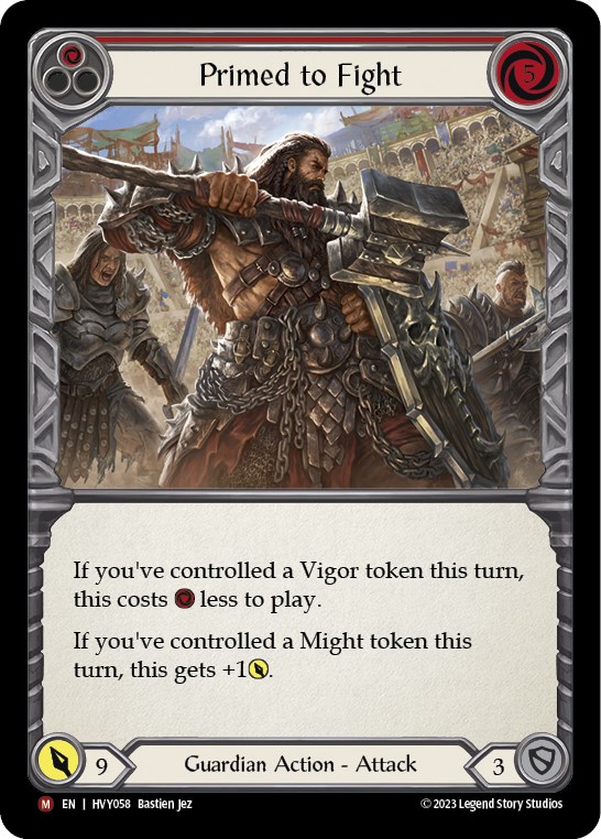 Primed to Fight - Heavy Hitters - Flesh and Blood TCG