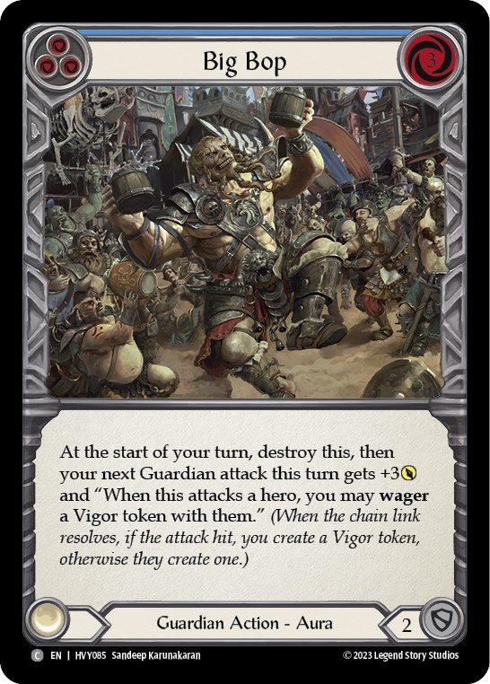 Big Bop (Blue) - Heavy Hitters - Flesh and Blood TCG