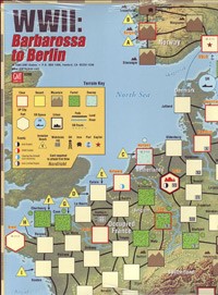 Barbarossa to Berlin Deluxe Map - GMT Games - Boardgames